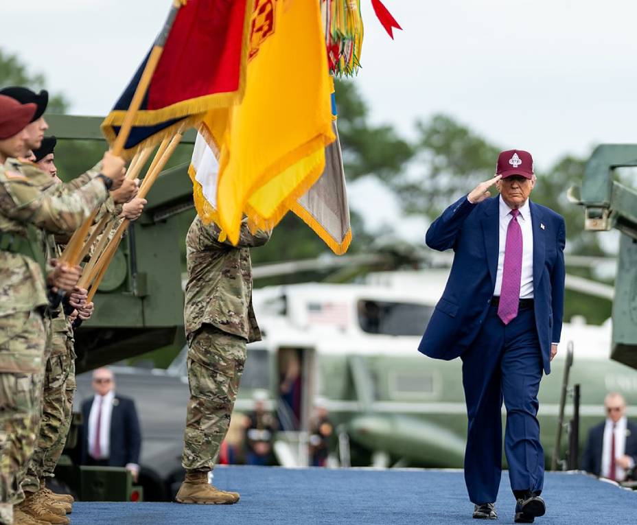Confirma Trump desfile militar este sábado a pesar de lluvias y ...