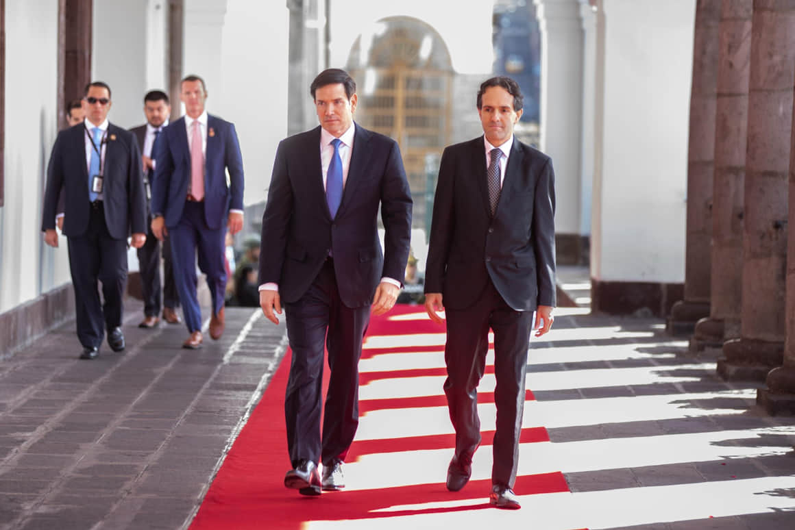 Llega Marco Rubio a Ecuador para fortalecer la relación con EU ...