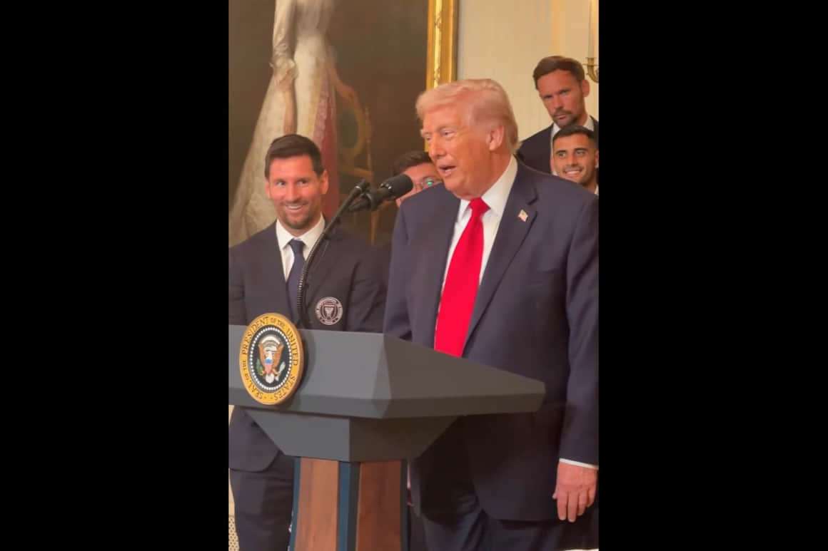 Recibe Donald Trump al Inter de Miami y a Lionel Messi en la Casa ...